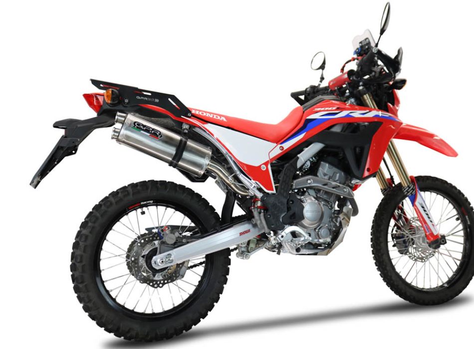 Pot echappement compatible avec Honda Crf 300 L - Rally 2021-2024, Dual ...